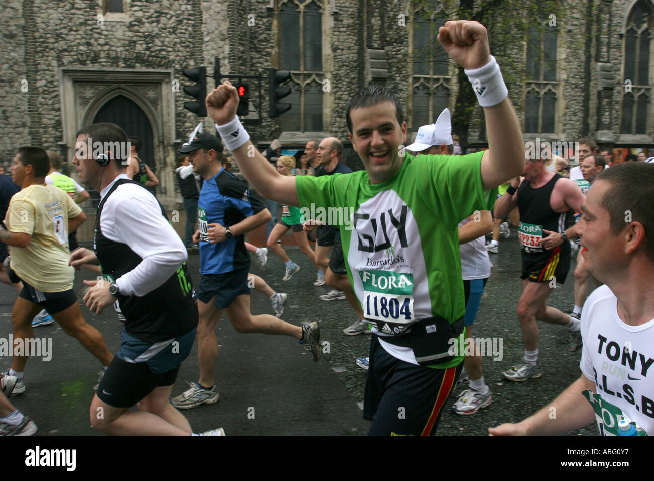 The London Marathon 2006, Photographed in Greenwich. London England ...