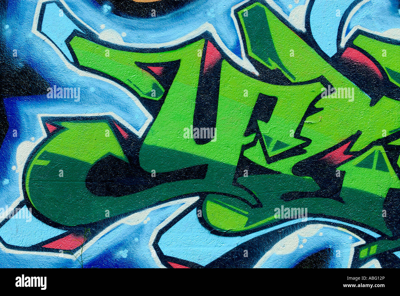 U Graffiti Letters Graffiti Alphabet Dekoratives Design Vektor,