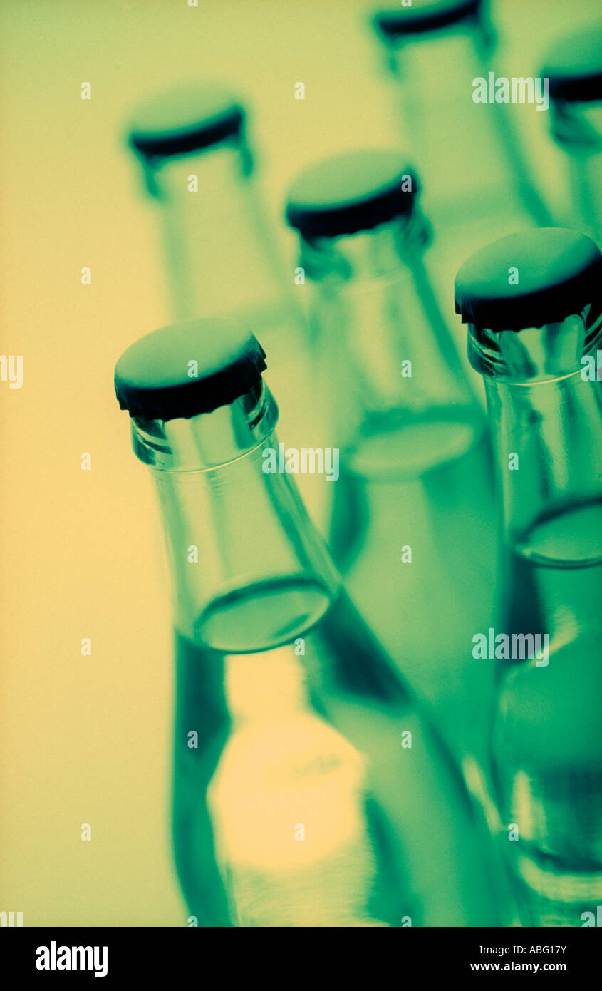 REFRESH BOTTLES OF MINERAL WATER. BEVERAGES Stock Photo - Alamy