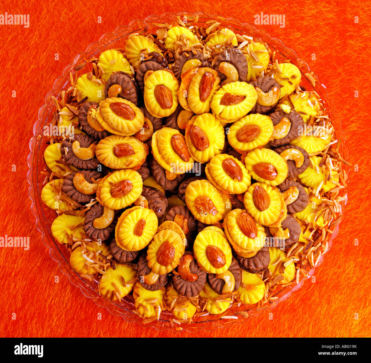 PERSIAN SHIRINI BADAMI, PERSIAN ALMOND COOKIES Stock Photo - Alamy