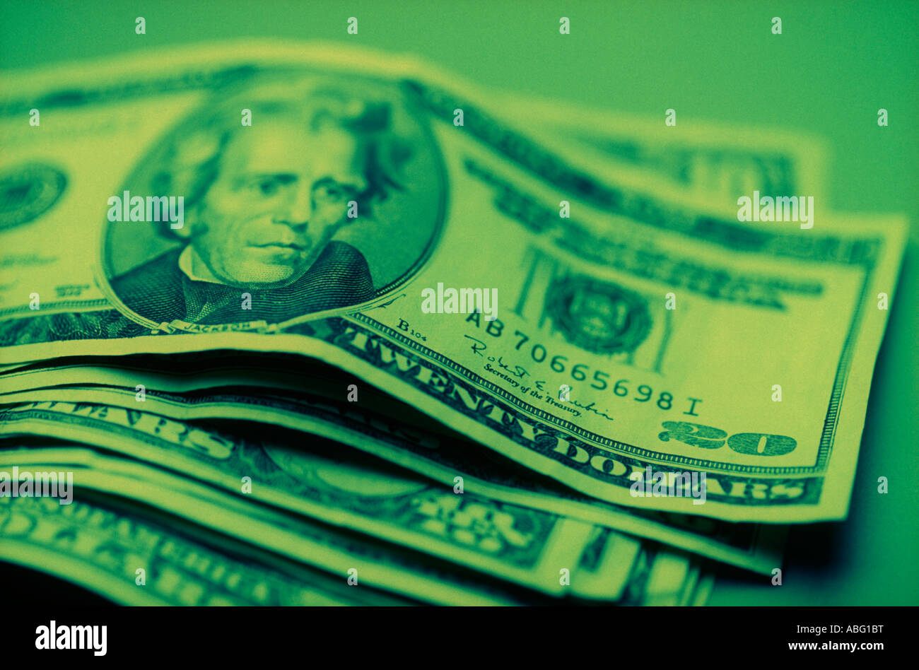 Dollars banknotes, background colour hi-res stock photography and ...