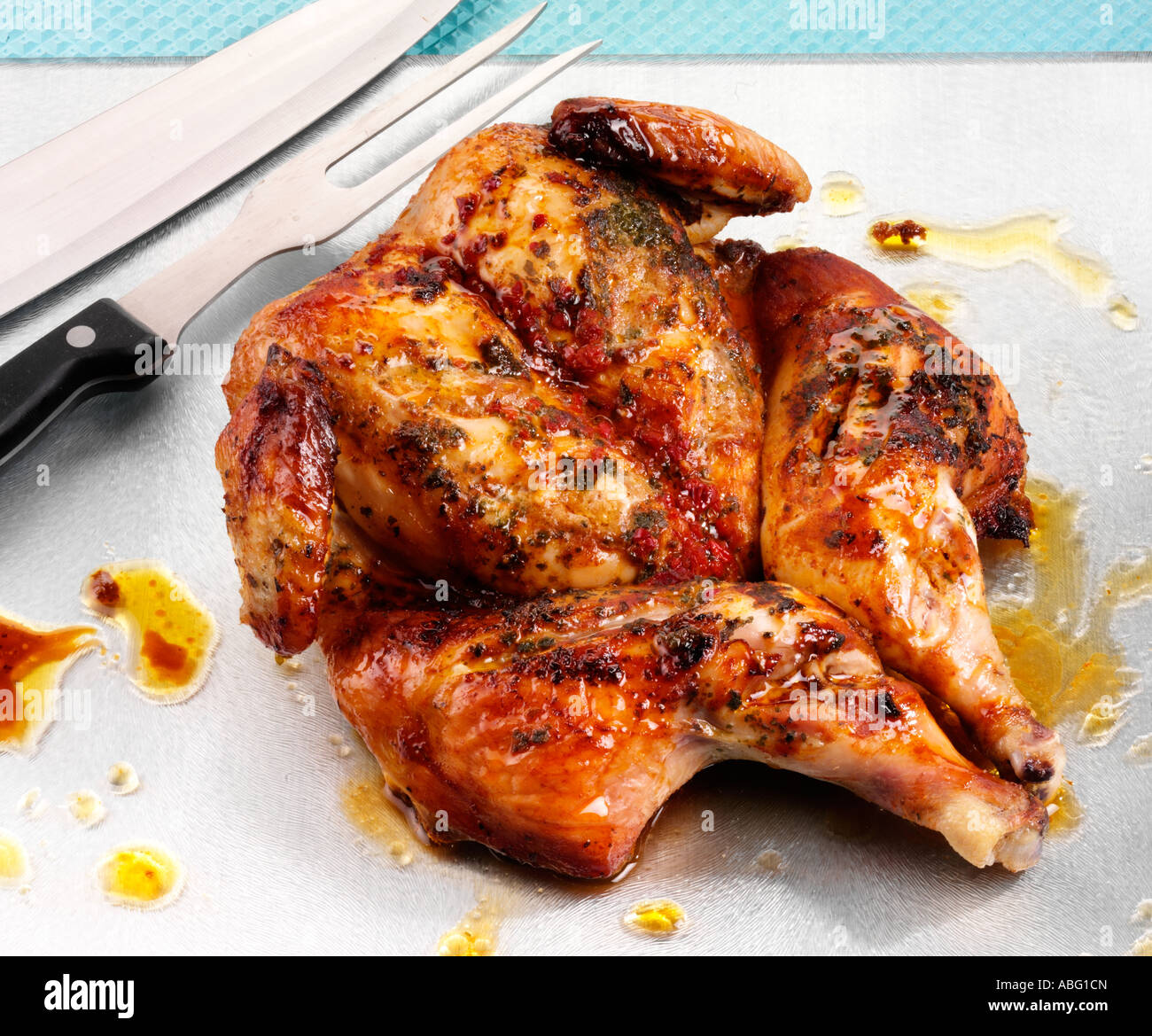 Spatchcock chicken hi-res stock photography and images - Alamy