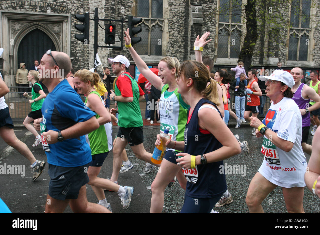 The London Marathon 2006, Photographed in Greenwich. London England ...