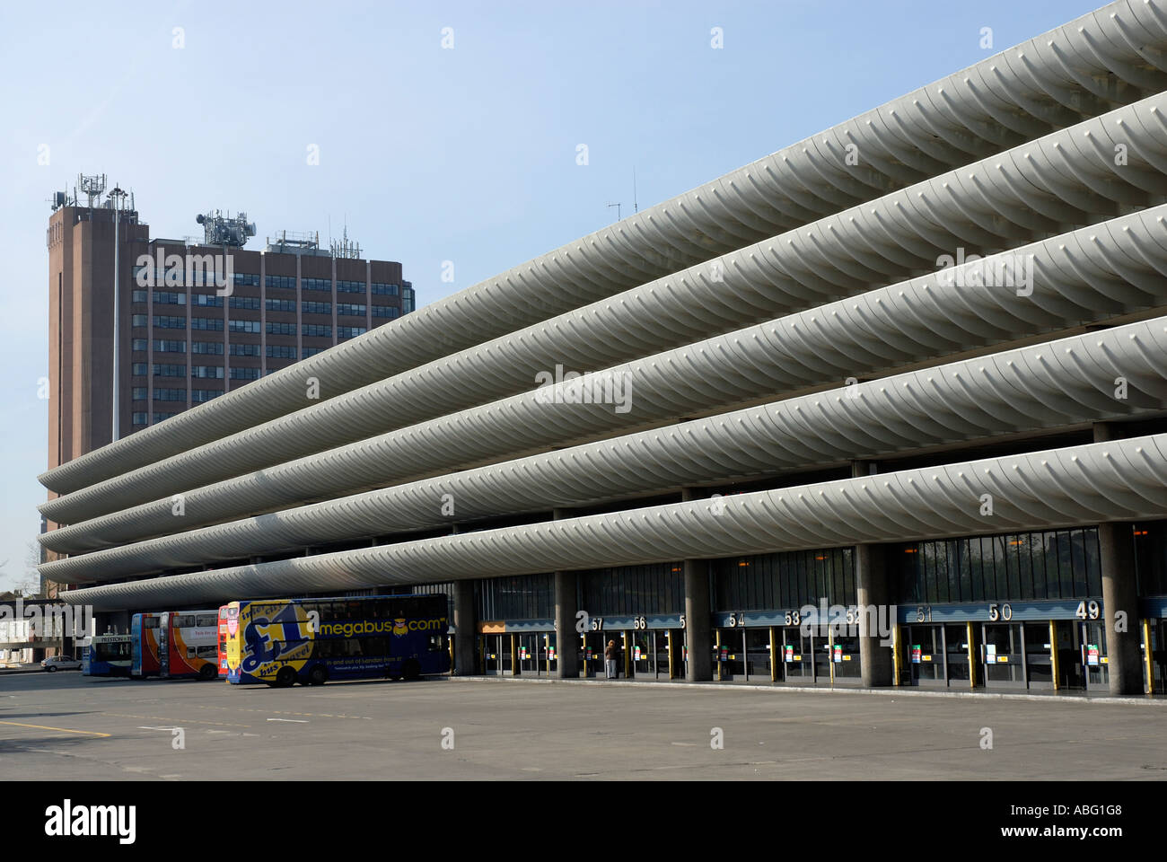 Preston Bus Station reputed to be the largest in Europe Stock Photo - Alamy