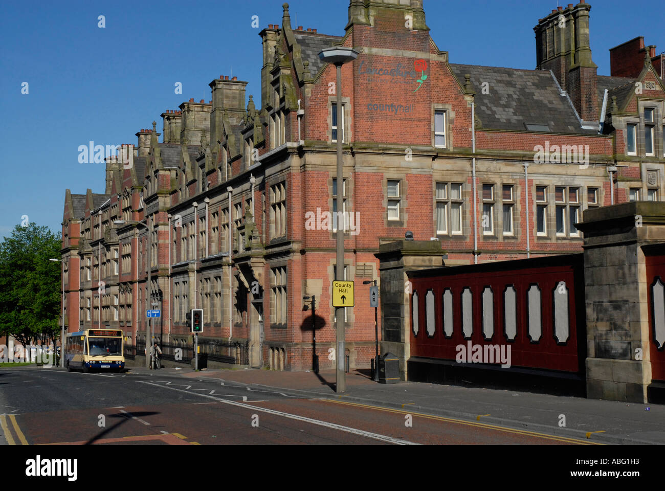Lancashire County Council's Headquarters offices in Preston Stock Photo ...