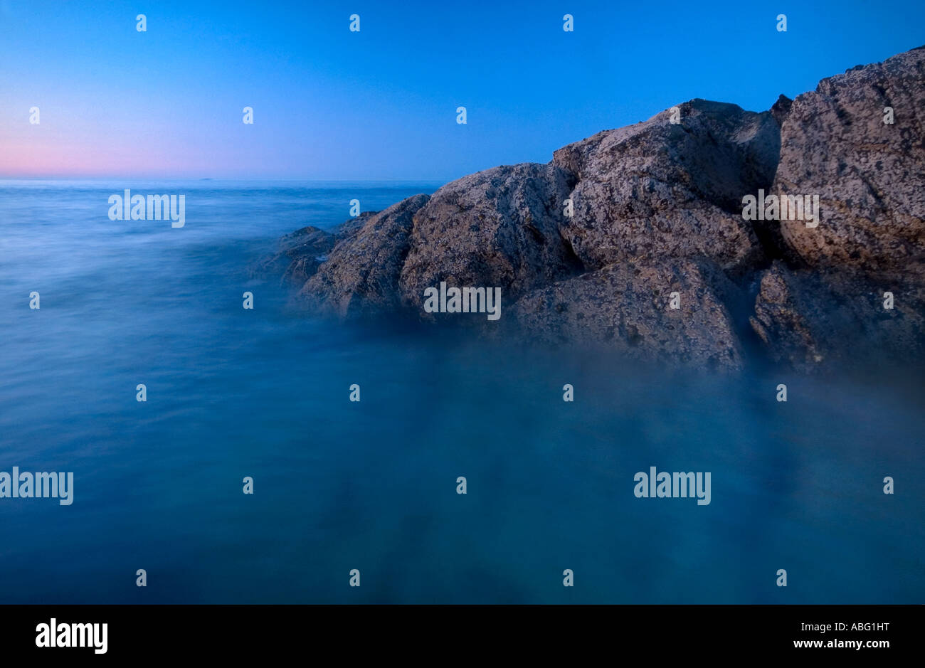 Orlock Point at sunset, County Down, Northern Ireland Stock Photo - Alamy