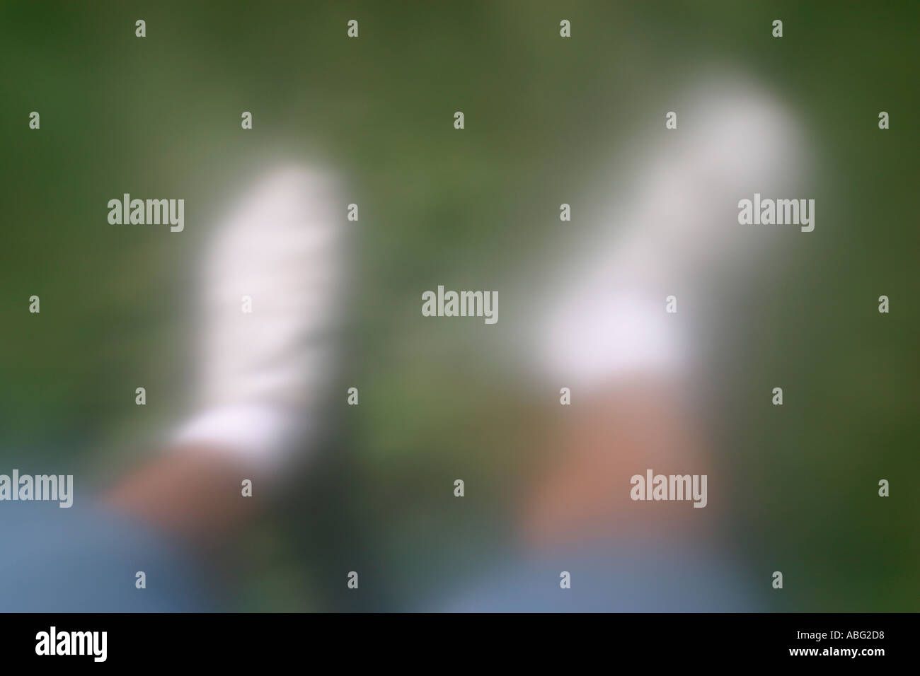 Man walking feet looking down hi-res stock photography and images - Alamy