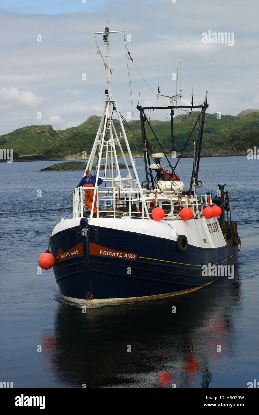 Fishing Boat Crinan Scotland Stock Photo - Alamy