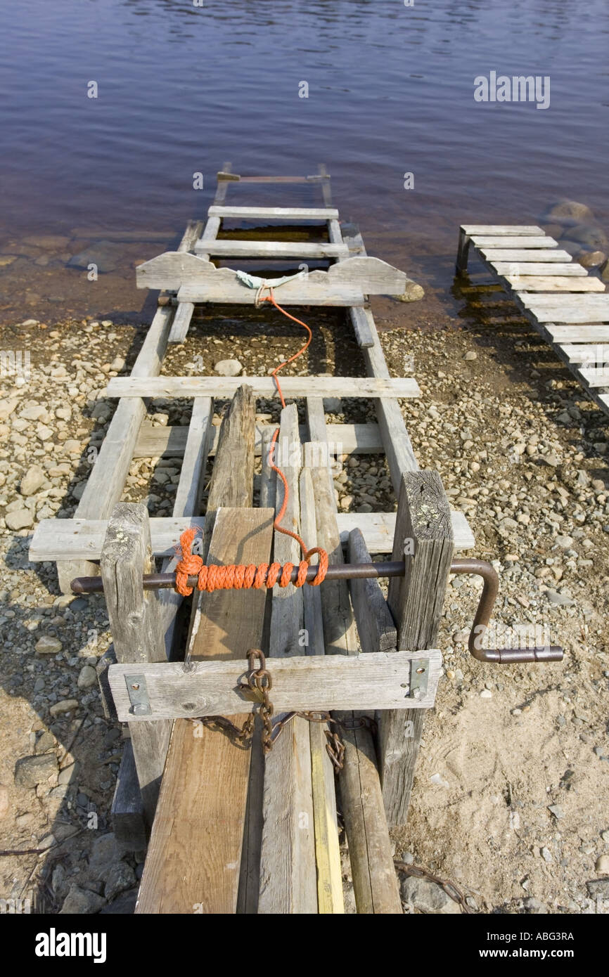device for mooring small boats Stock Photo - Alamy
