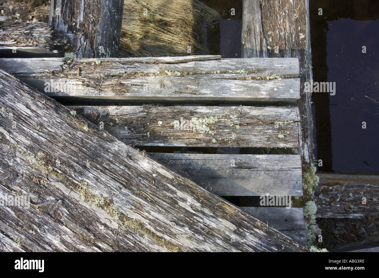 Risky wooden bridge hi-res stock photography and images - Alamy