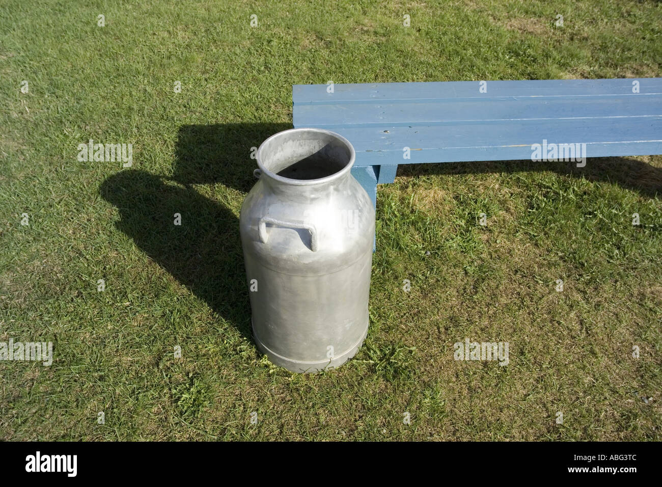 old farm milk container Stock Photo - Alamy