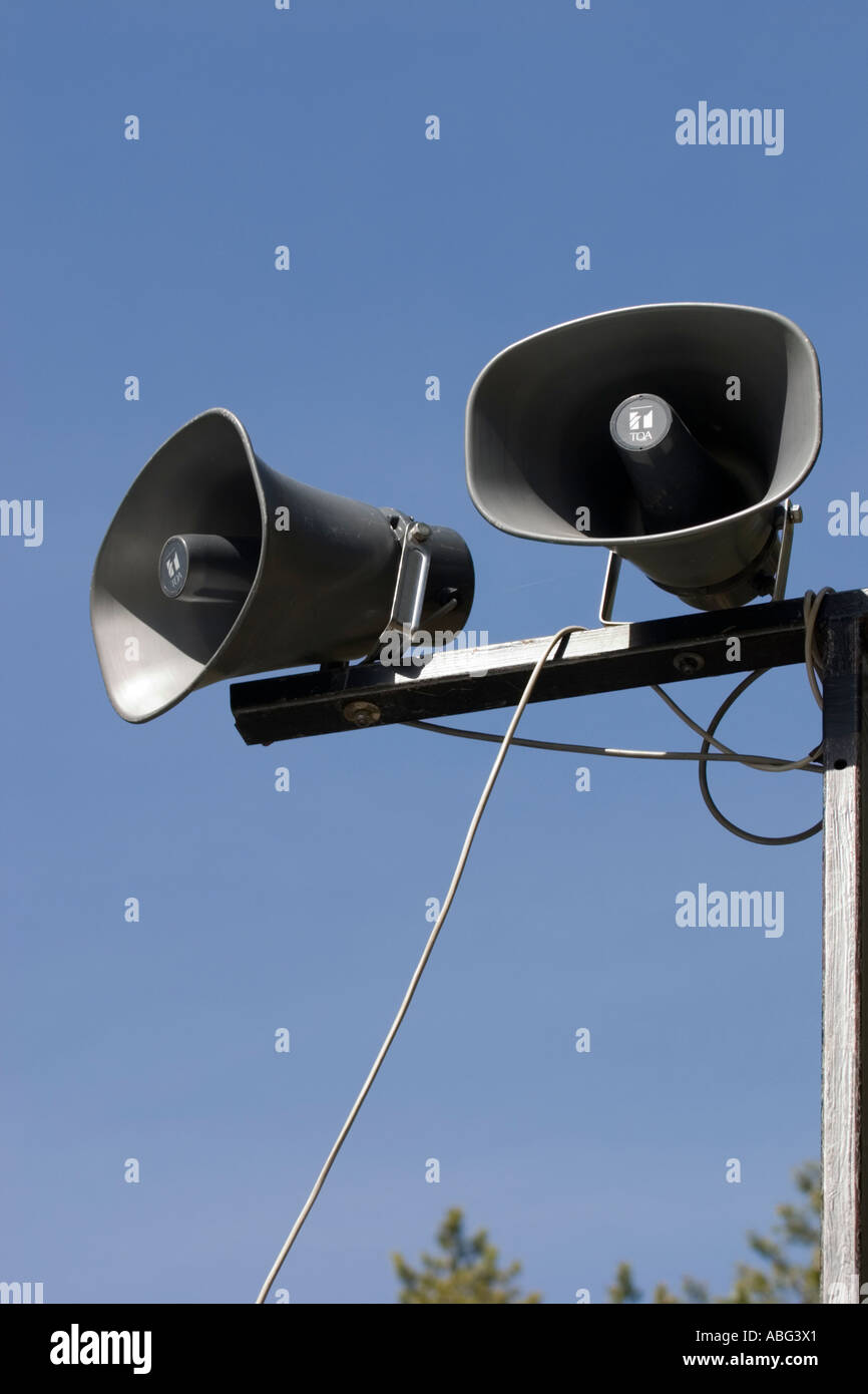 Two loudspeakers hi-res stock photography and images - Alamy