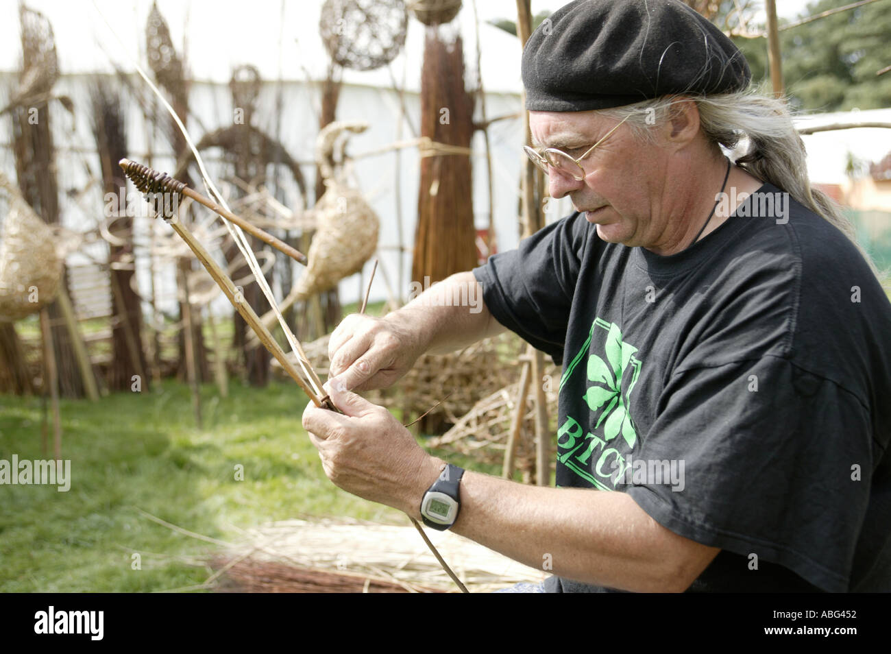 Willow Pool Designs demonstration of willow making and different ...