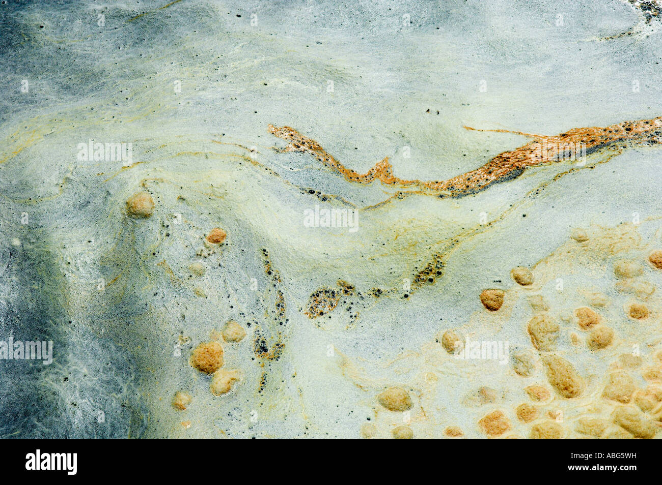 Abstract foam on water Stock Photo - Alamy