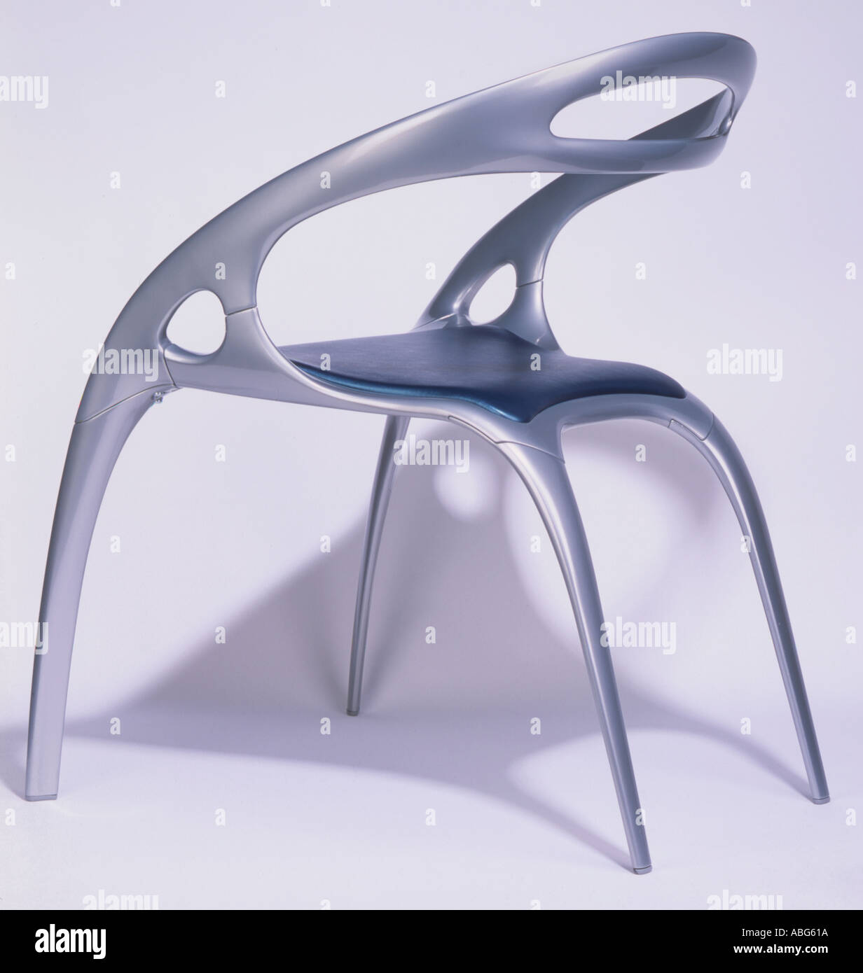 modern metal chair Stock Photo - Alamy