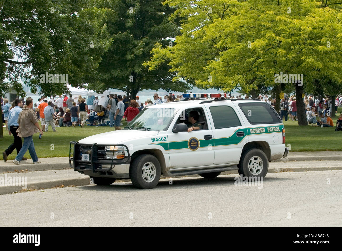 The United State Border Patrol guards the border between the U S and ...