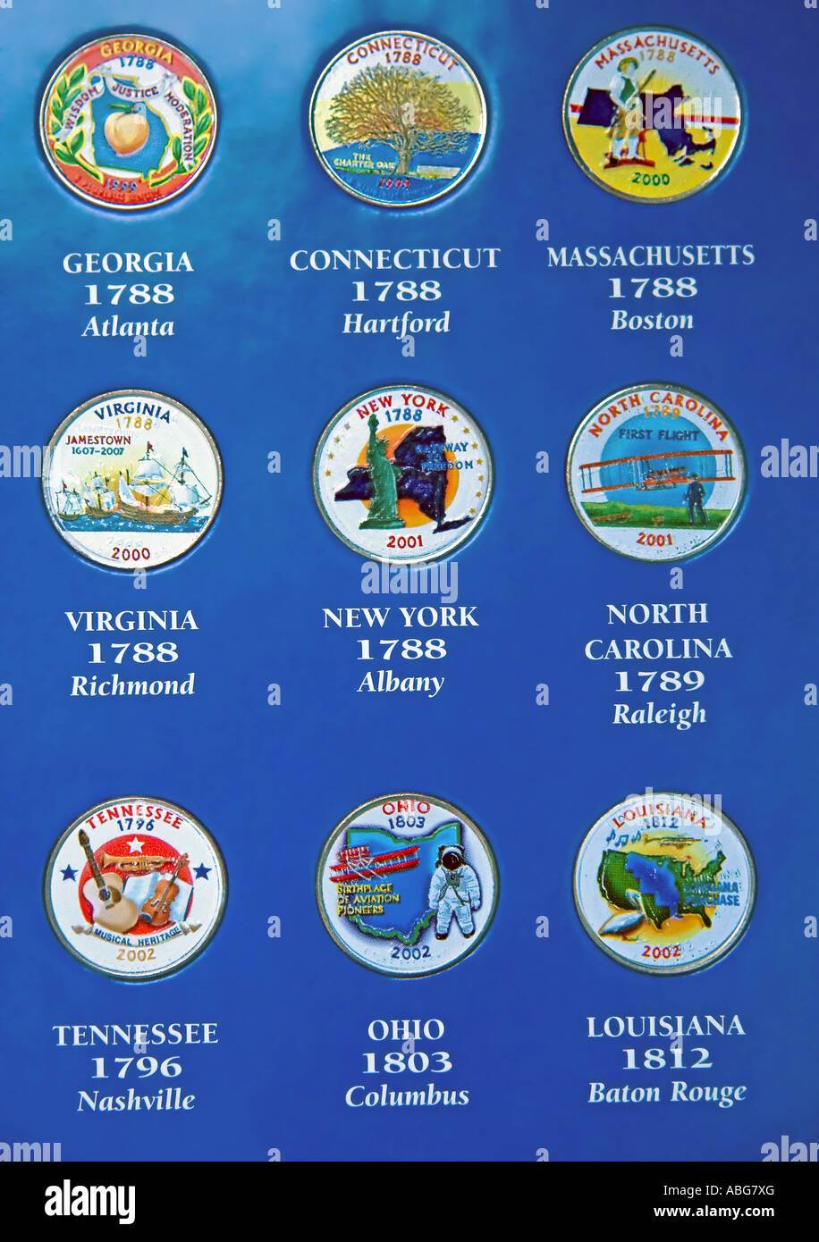 New minted coins united states hi-res stock photography and images - Alamy