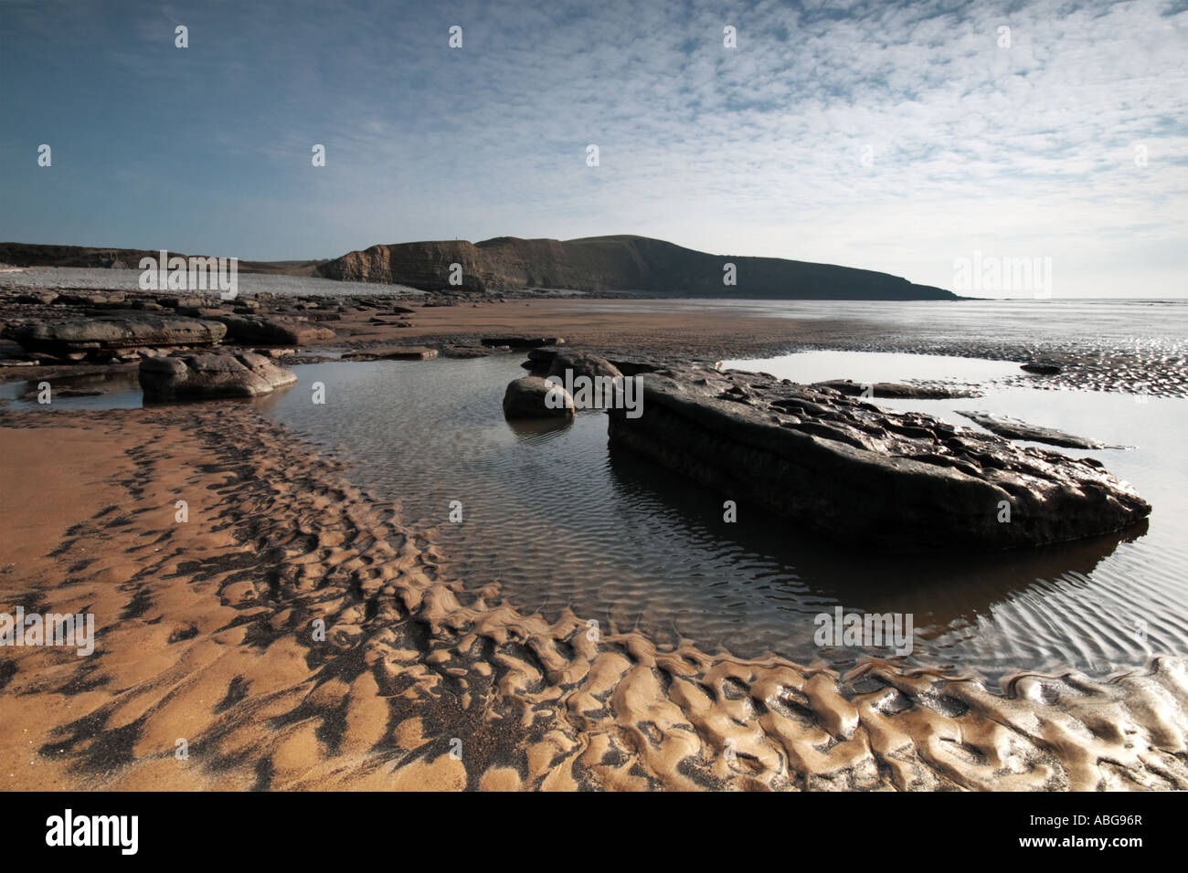 Dunraven Bay Rocks Stock Photo - Alamy