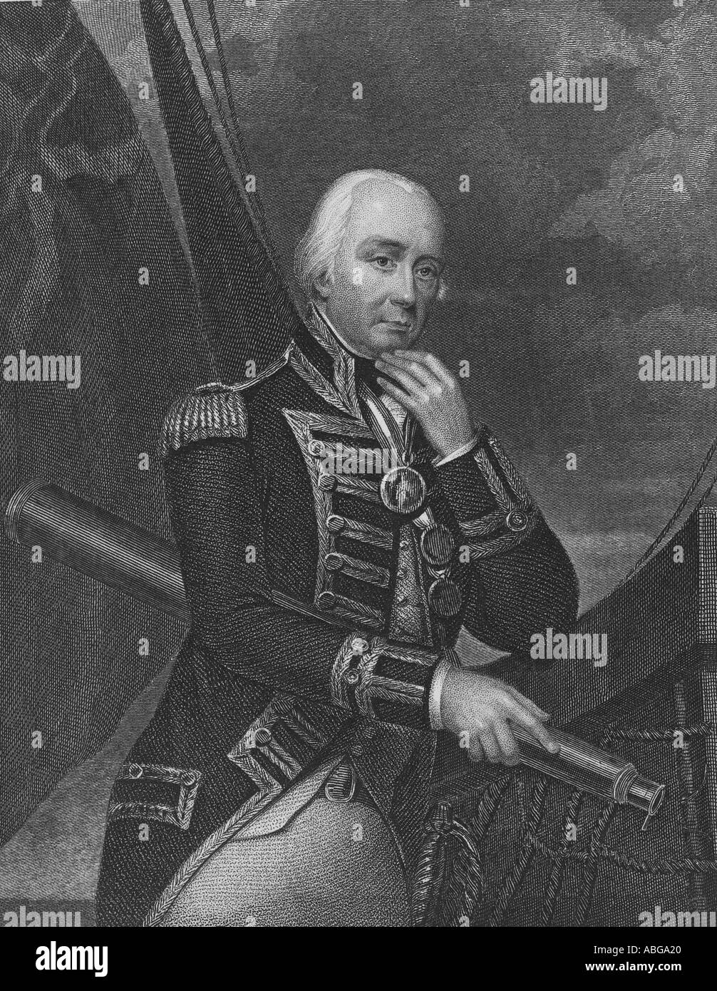 Vice admiral collingwood Black and White Stock Photos & Images - Alamy