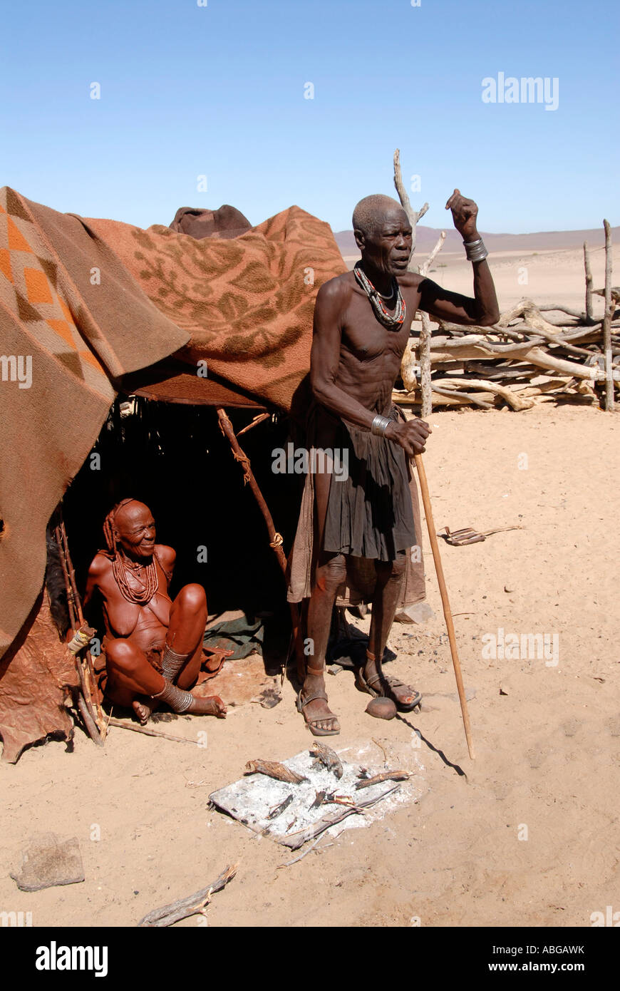 Tribal himba elder woman hi-res stock photography and images - Alamy