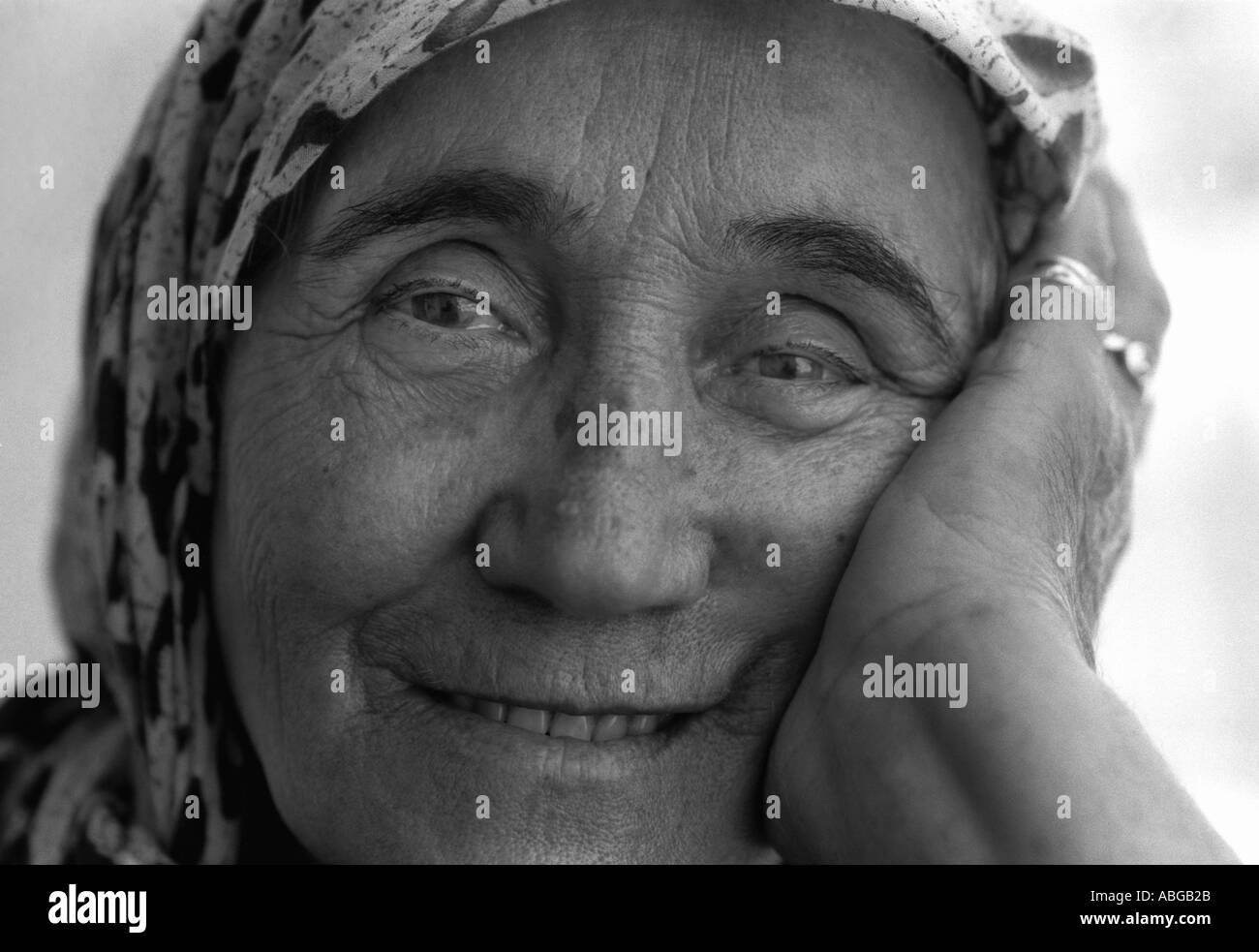 Old turkish lady Stock Photo - Alamy