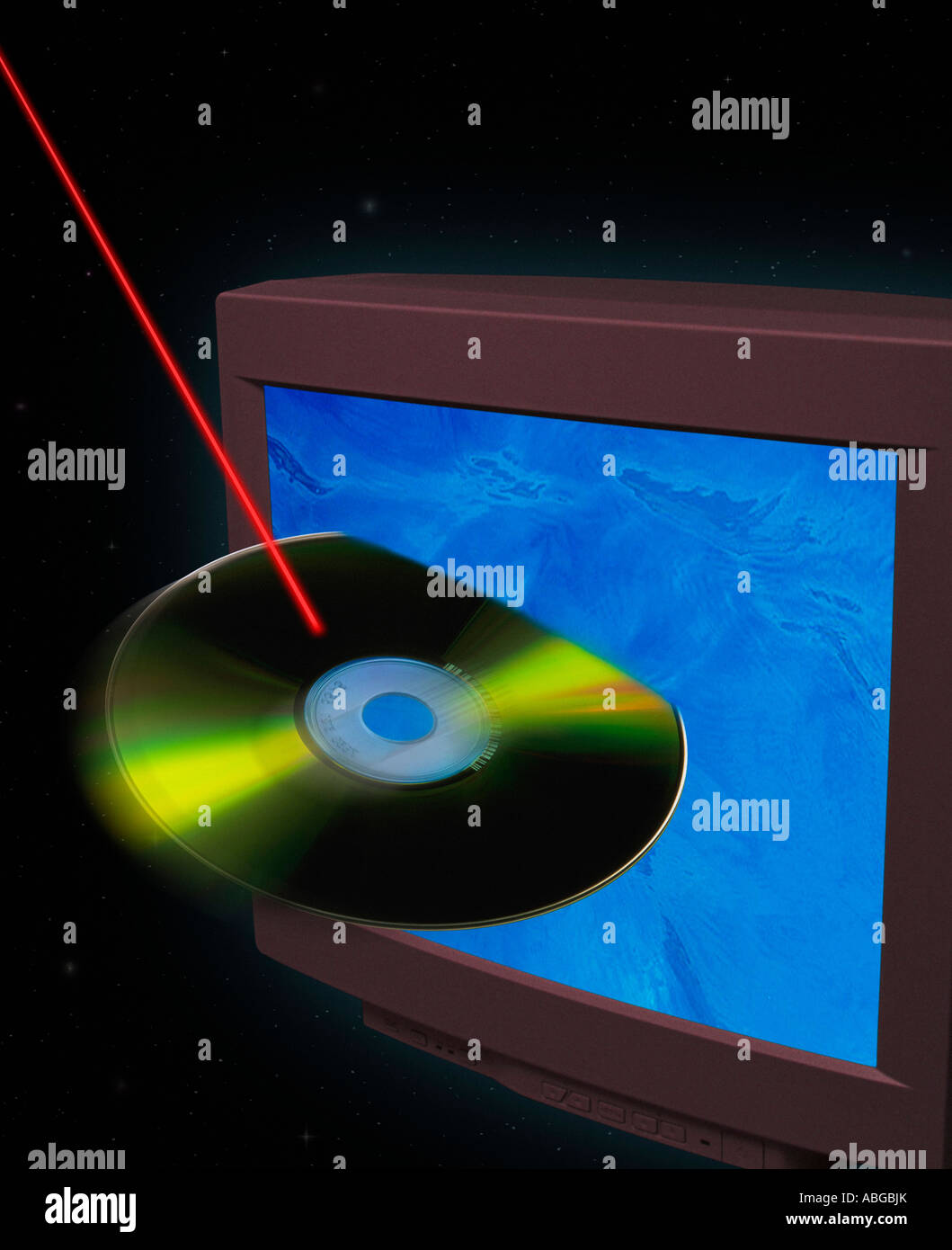 DVD CD COMPACT DISK STORAGE DISC ON COMPUTER Stock Photo - Alamy