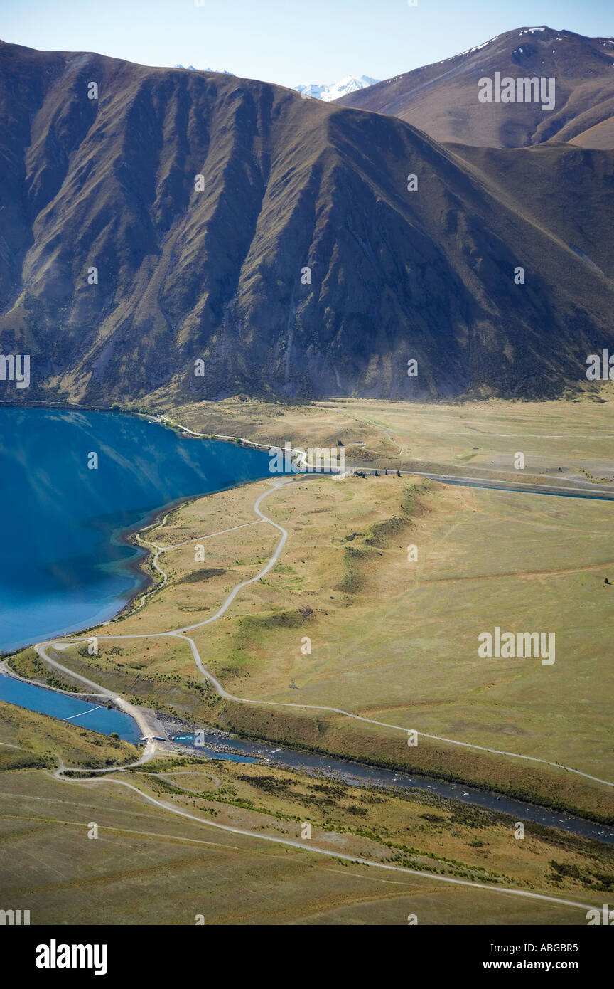 Ohau River Lake Ohau and Ben Oahu Mackenzie Country South Canterbury ...