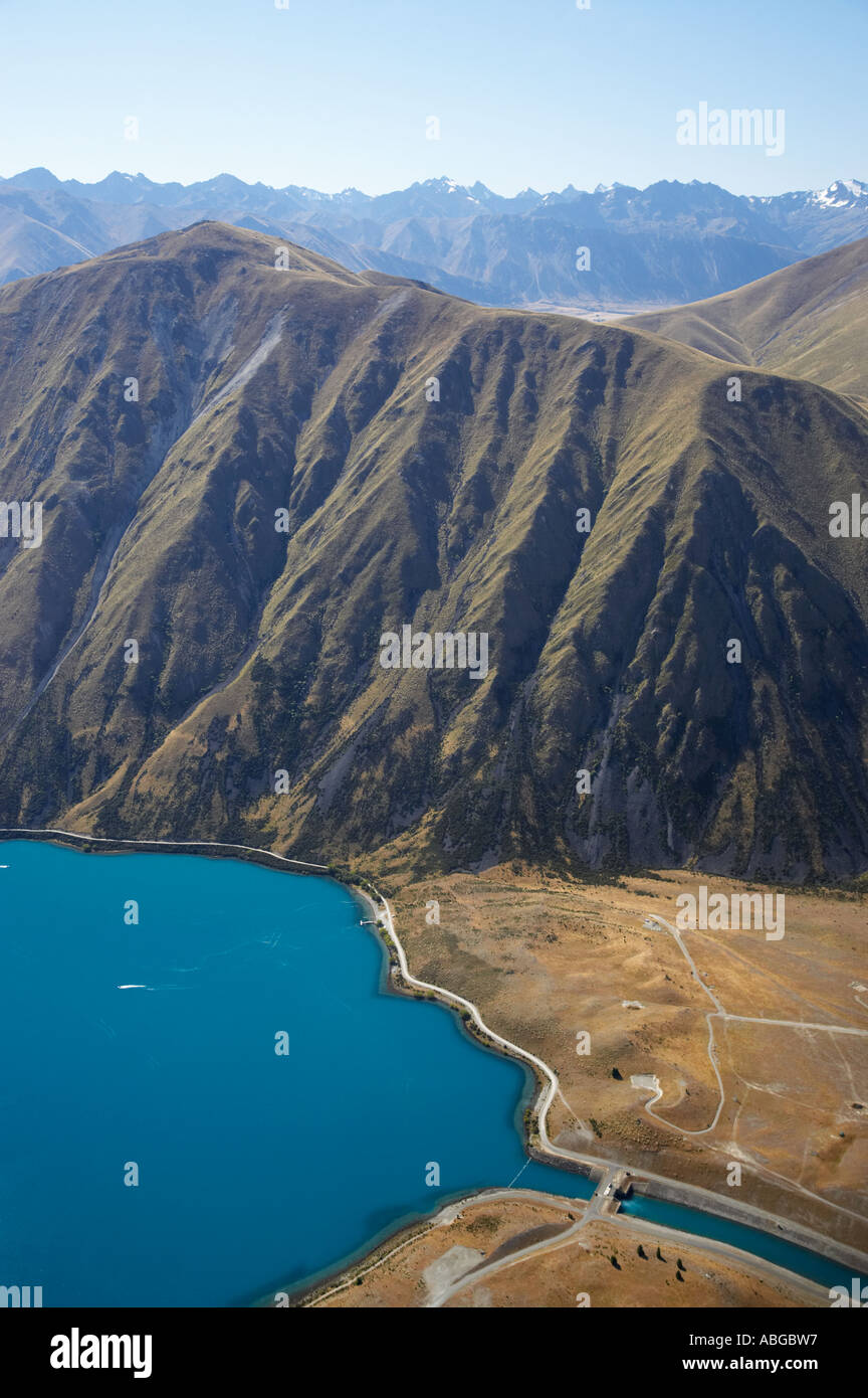 Lake Ohau and Ben Oahu Mackenzie Country South Canterbury South Island ...