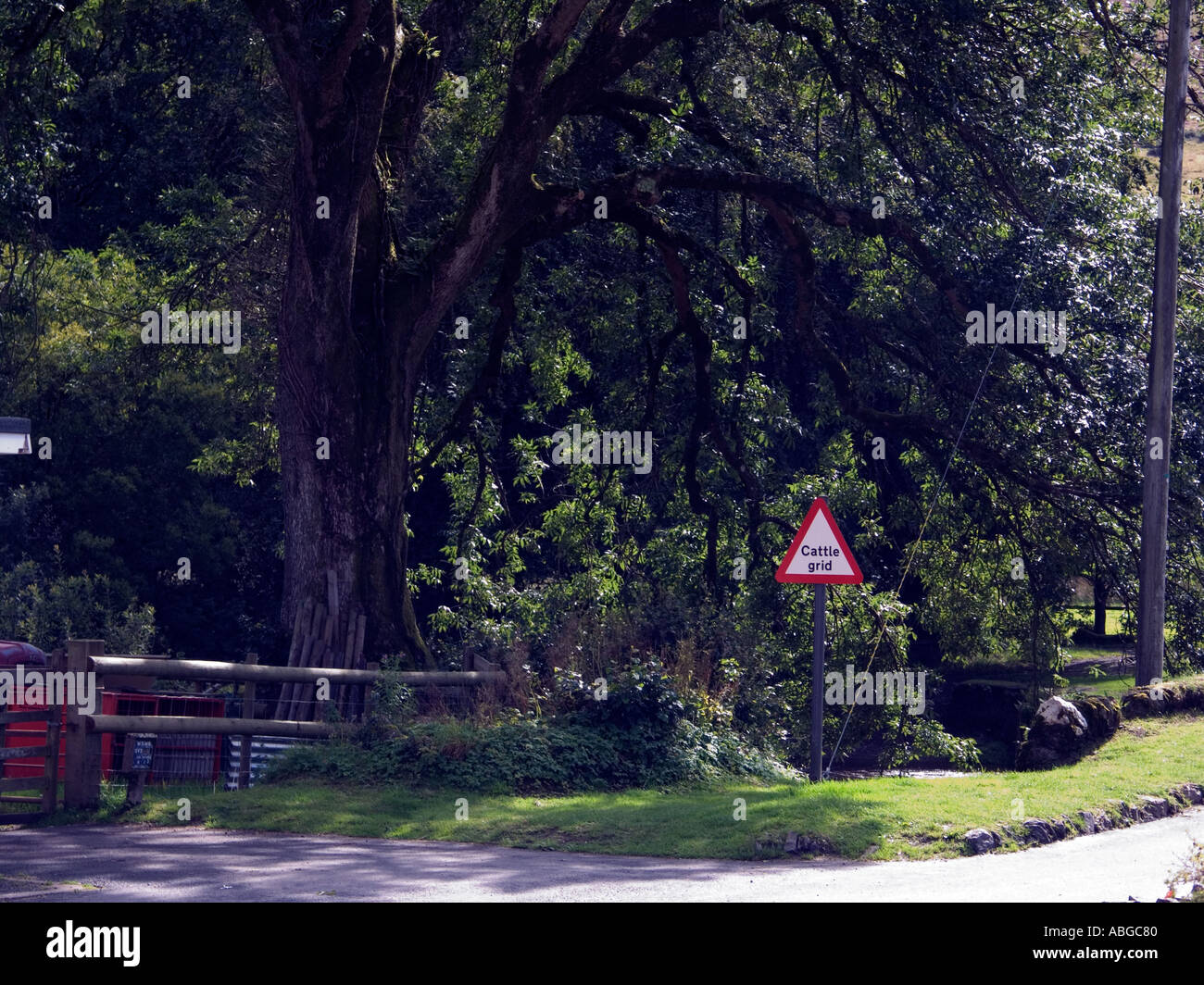 English village scene withypool exmoor national park devon england hi ...