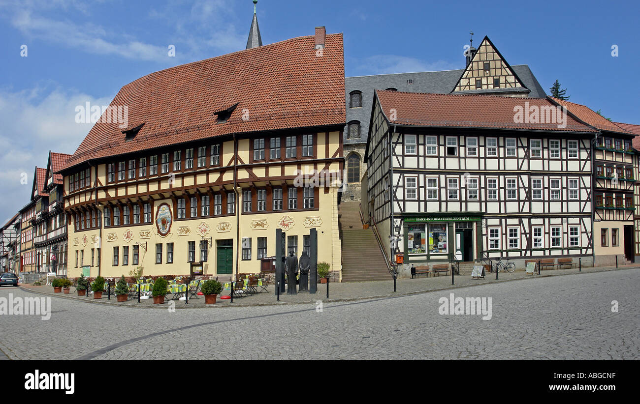 A medieval german town square hi-res stock photography and images - Alamy