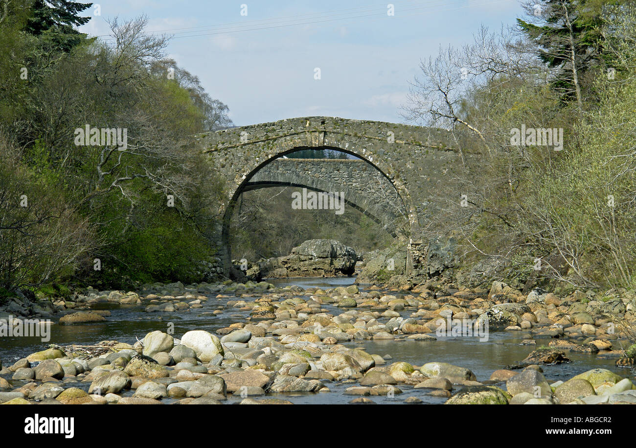 The White Bridge crossing the River Fechlin at Whitebridge north of ...