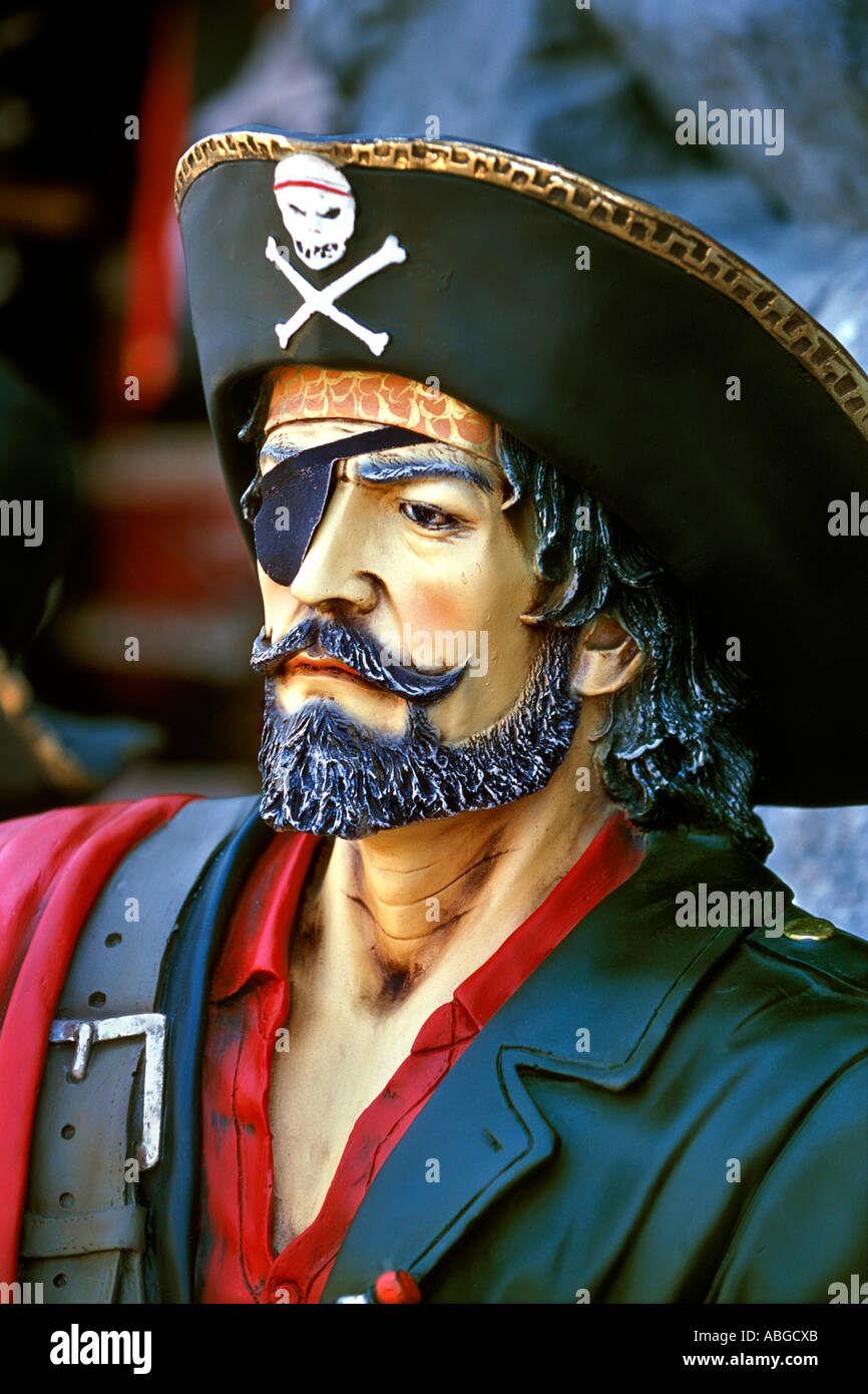statue of pirate San Francisco California USA Stock Photo - Alamy