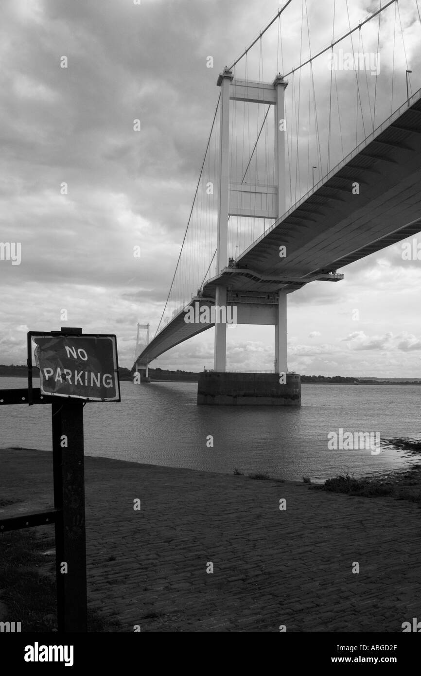 The severn Bridge taken from Wales Stock Photo - Alamy