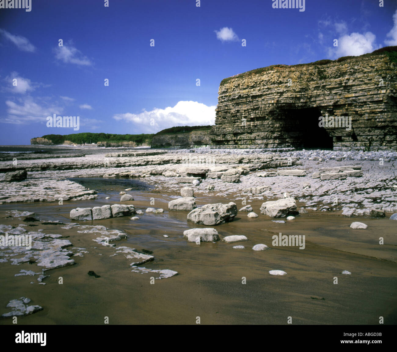 tresilian bay and cave glamorgan heritage coast llantwit major vale of ...