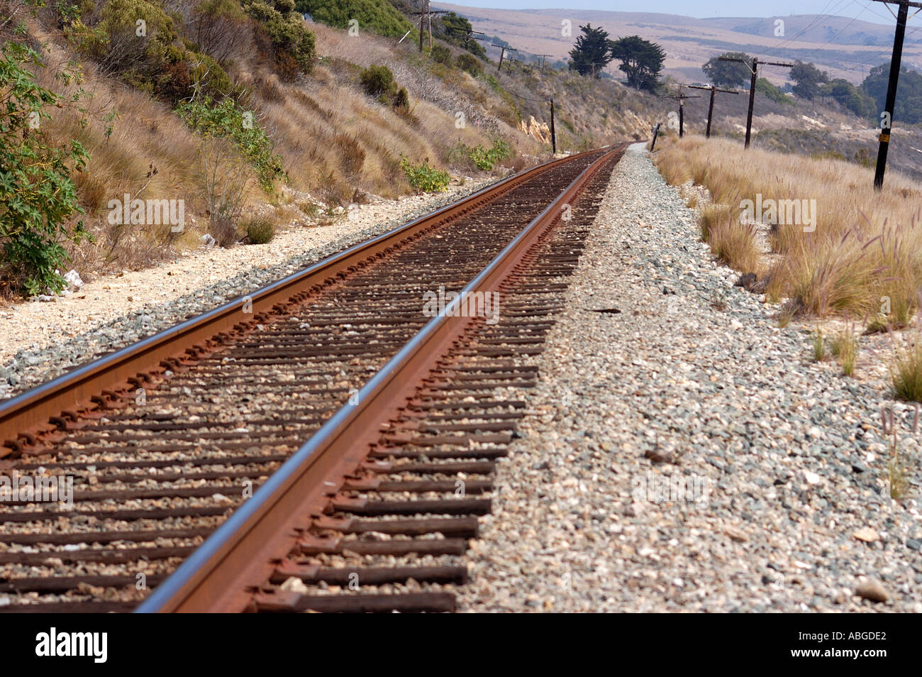 California pacific coast railroad tracks hi-res stock photography and ...