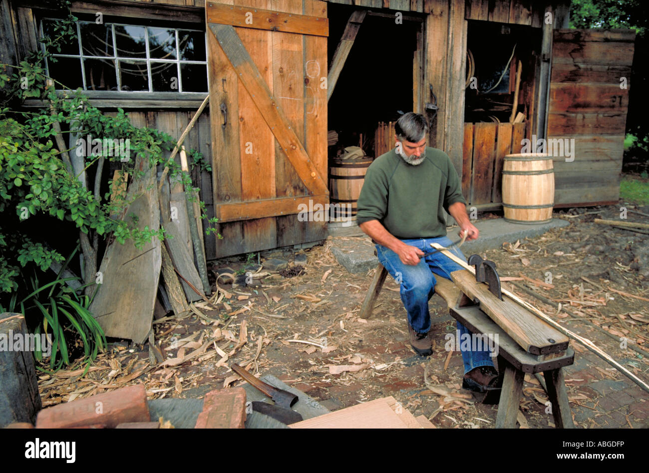 281 1311 New Hampshire Portsmouth Strawberry Banke Museum coopering ...