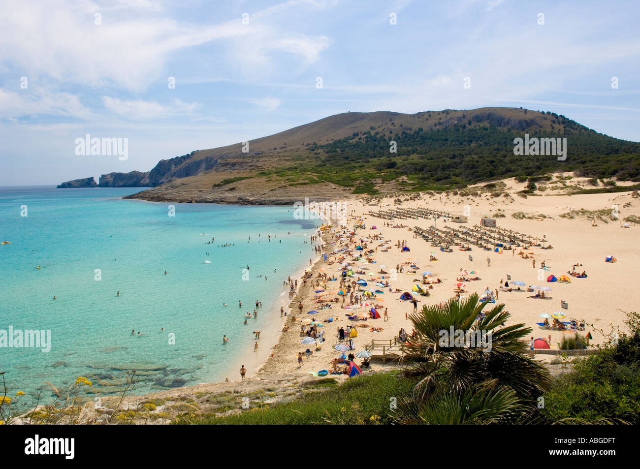 Beach Cala Mesquida, Majorca, Spain Stock Photo - Alamy