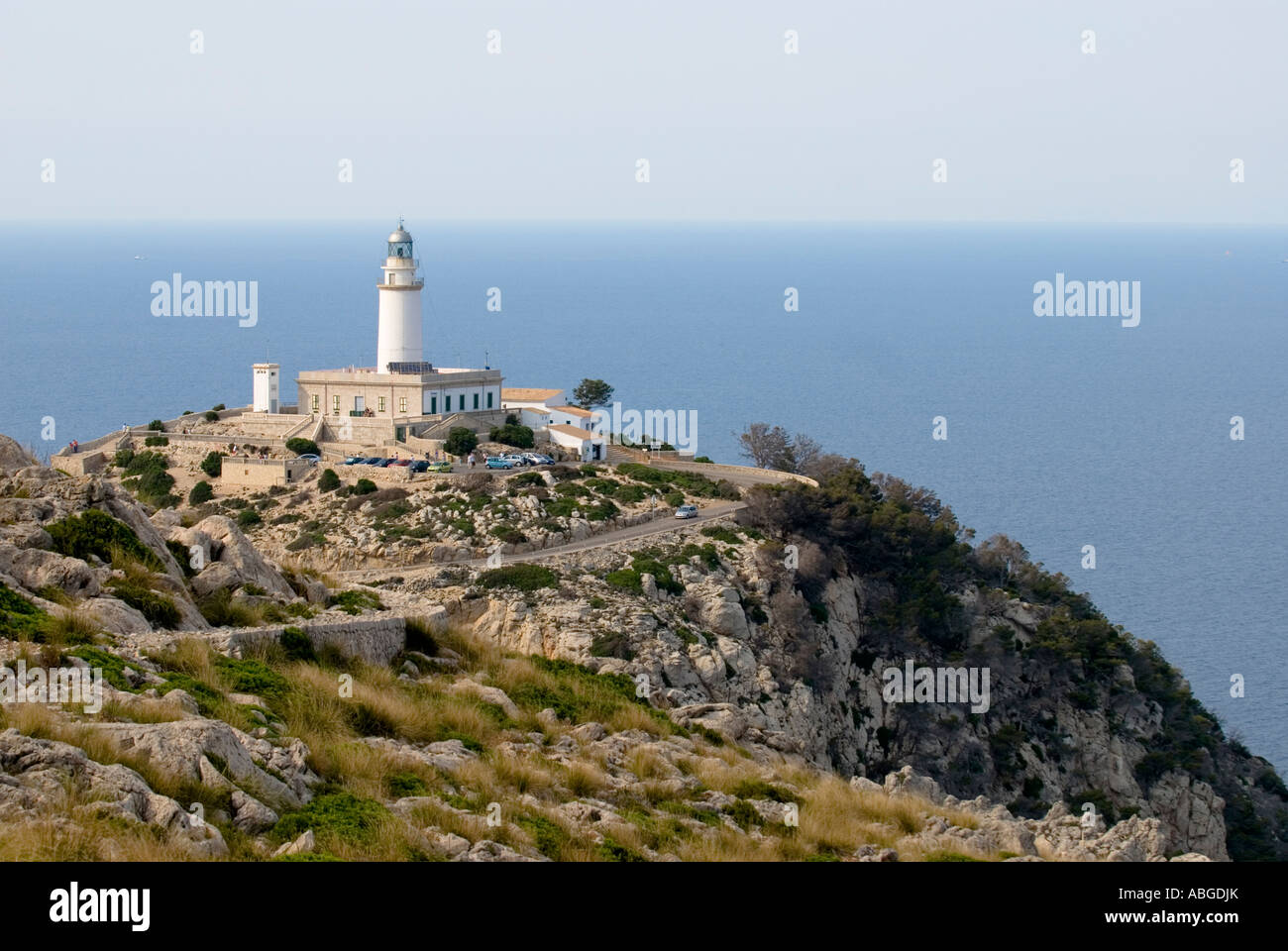 Lighthouse at ap Formentor, Majorca, Spain Stock Photo - Alamy