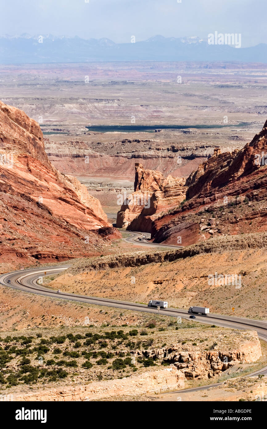 Spotted Wolf pass Utah I-70 Stock Photo - Alamy