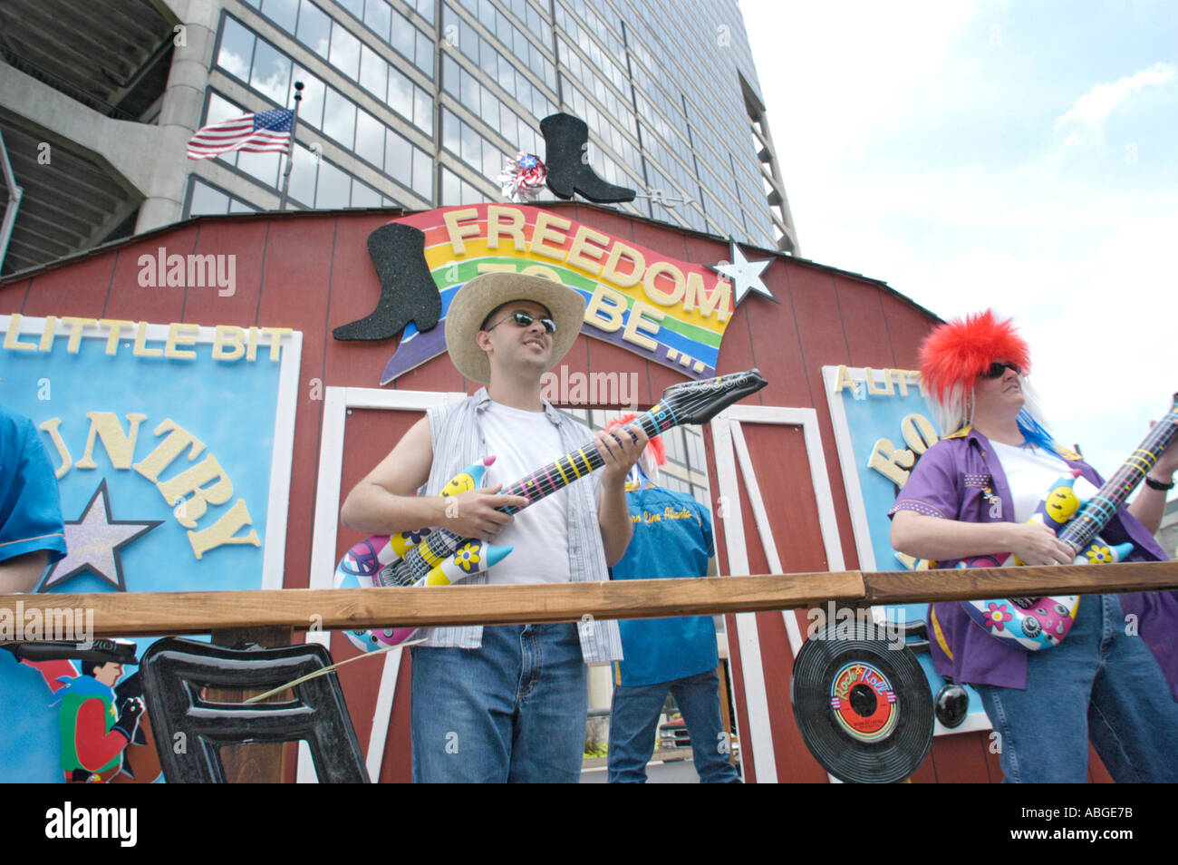Gay Pride Parade In Atlanta High Resolution Stock Photography and ...