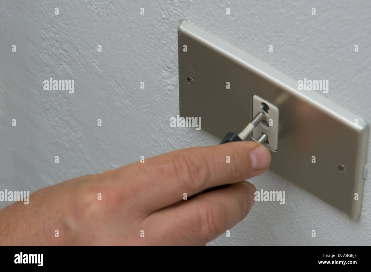 plug in the wall Stock Photo - Alamy