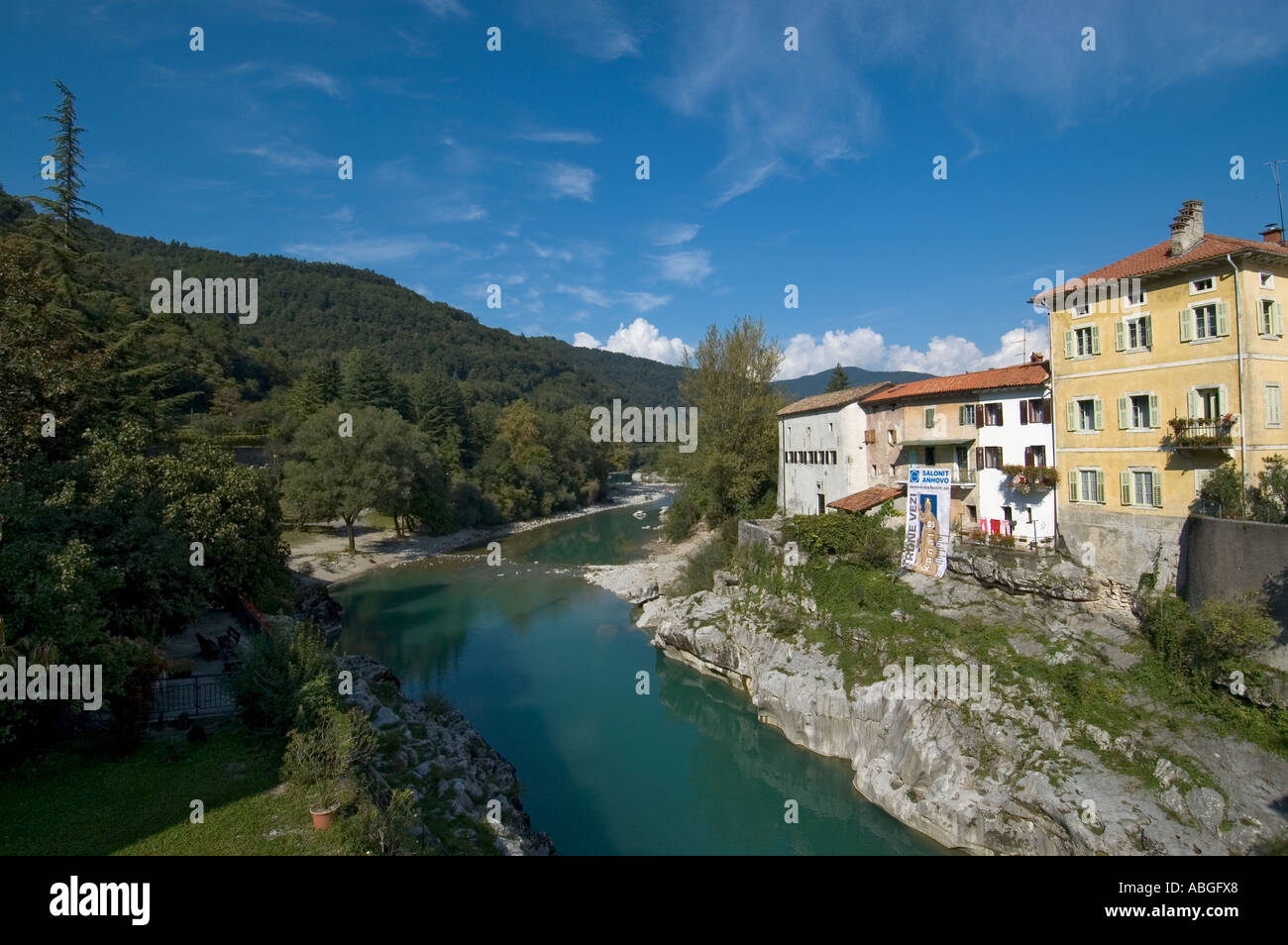 The Isonzo river Stock Photo - Alamy