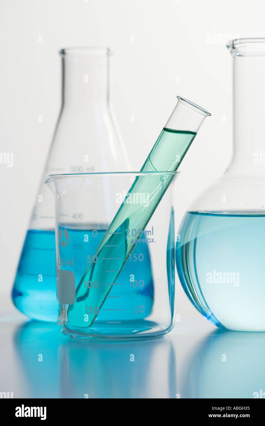 Chemical Reaction Beakers High Resolution Stock Photography and Images ...