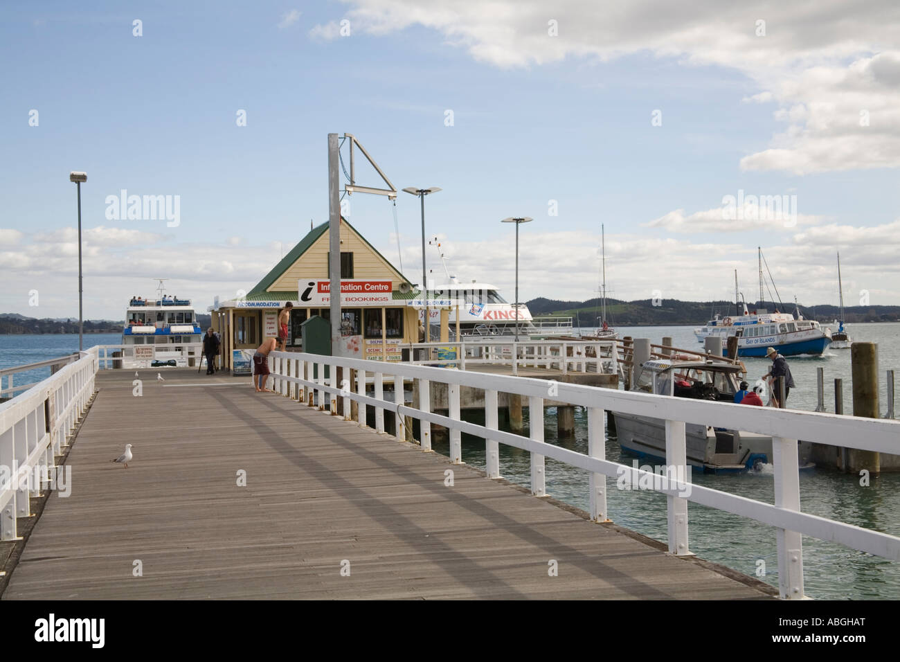 RUSSELL BAY OF ISLANDS NORTH ISLAND NEW ZEALAND May Looking along the ...