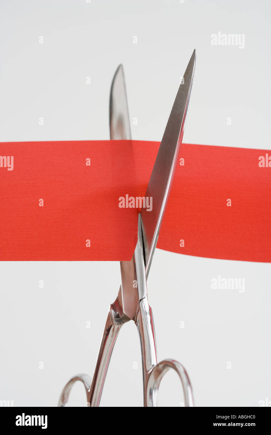 Cutting ribbon hi-res stock photography and images - Alamy