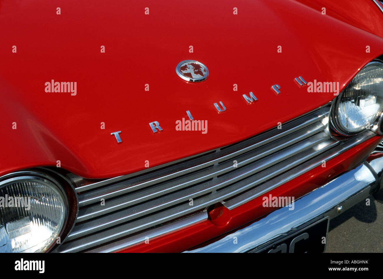 Triumph car badge emblem hi-res stock photography and images - Alamy