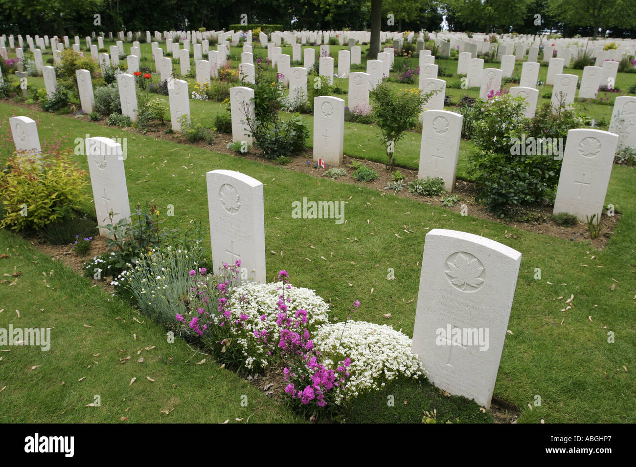 Beny sur Mer Canadian War Cemetery Normandy France Stock Photo - Alamy