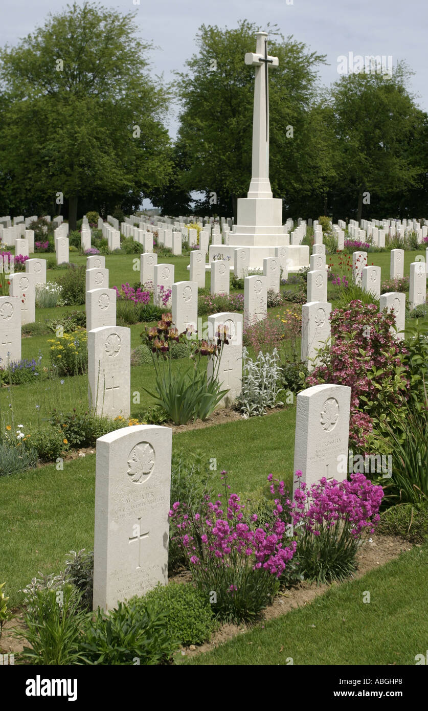 Beny sur Mer Canadian War Cemetery Normandy France Stock Photo - Alamy