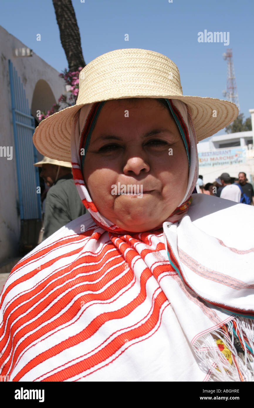 Portrait of a Berber woman Houmt Souk Djerba Stock Photo - Alamy