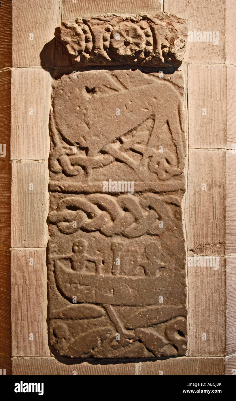 The "Fishing Stone" , Church of Saint Mary , Gosforth . Lake District ...